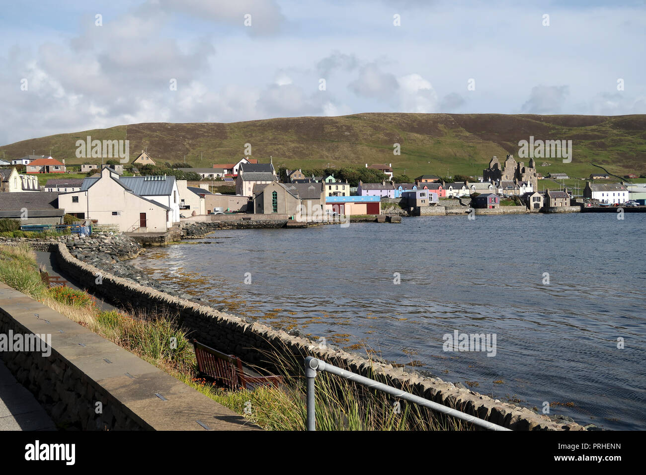 Scalloway bay Shetland Islands Stock Photo - Alamy