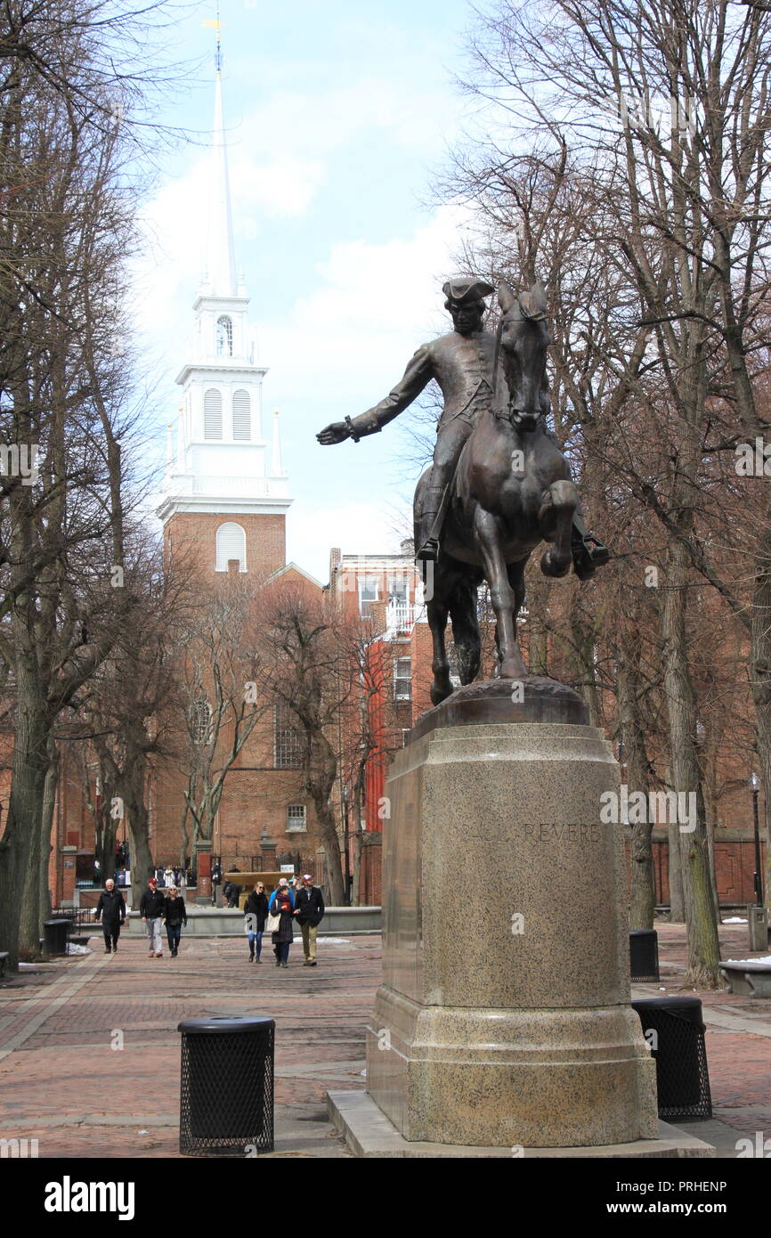 Boston Freedom Trail Stock Photo - Alamy