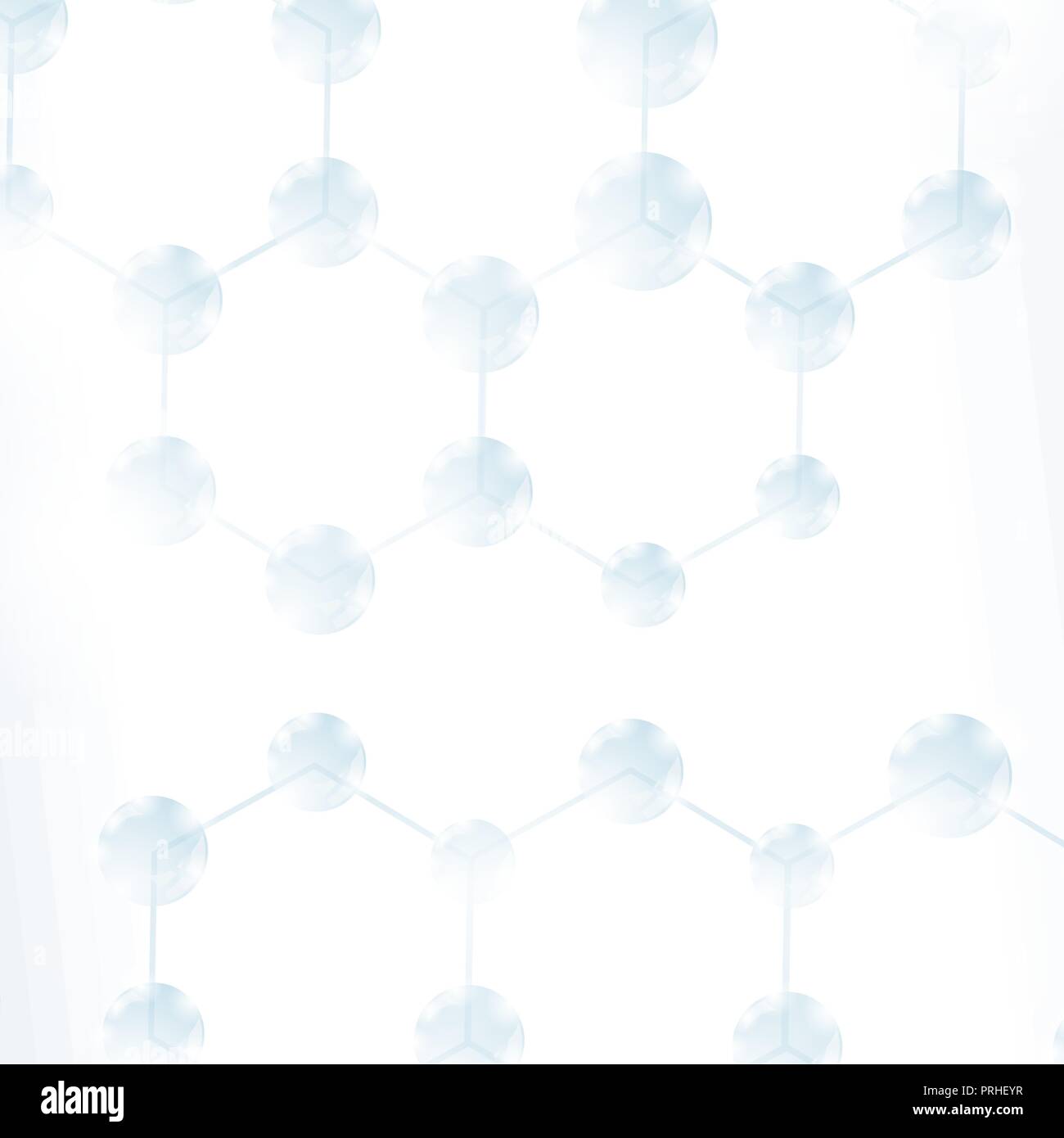 Abstract Molecules Design. Structure Molecule. Scientific Background ...