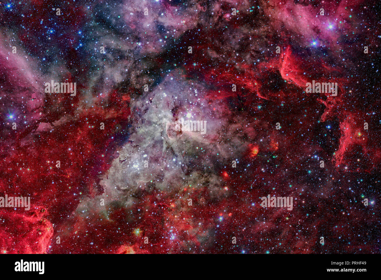 Beautiful nebula with stars. Elements of this image furnished by NASA ...