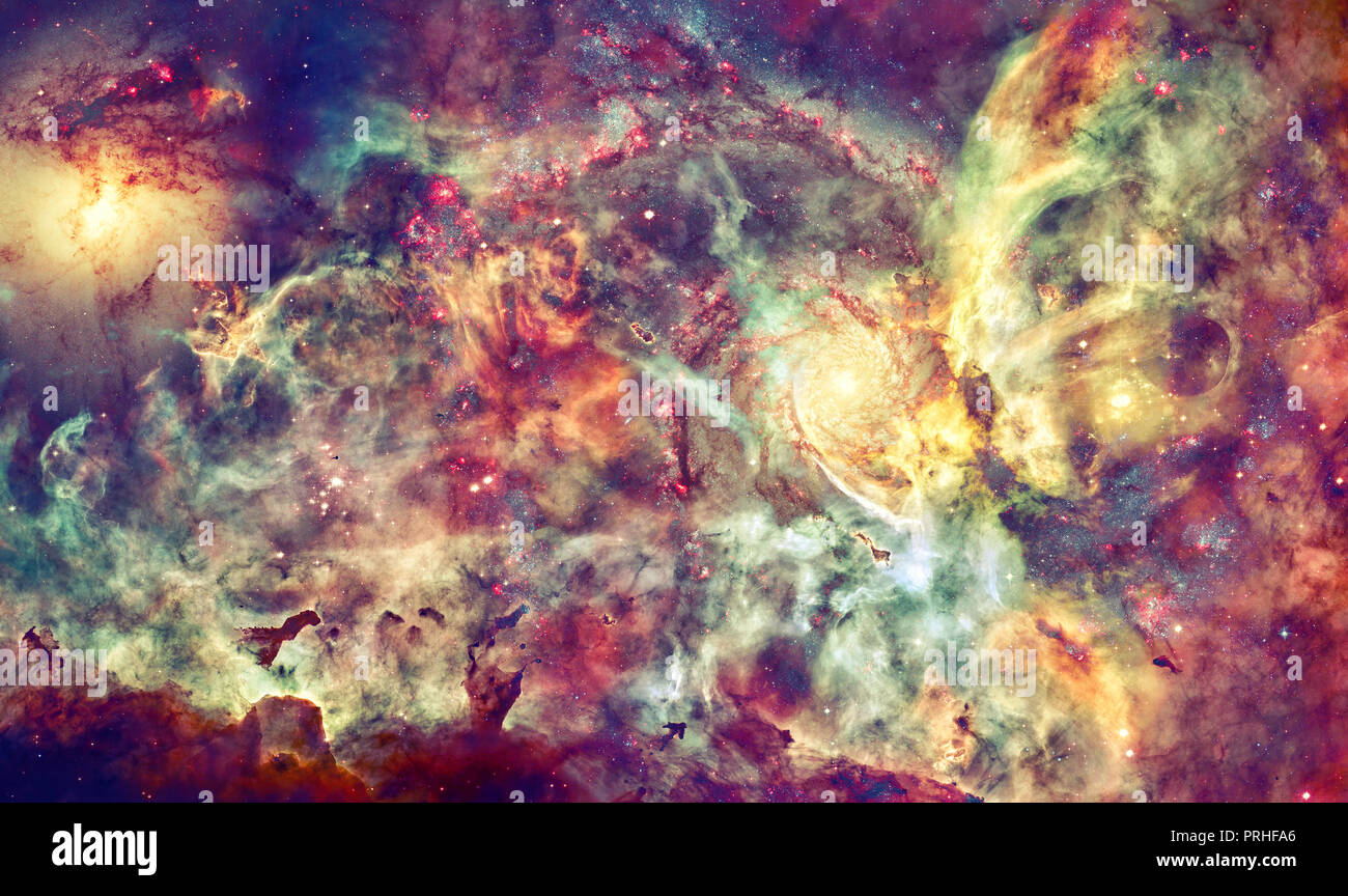 Nebula, stars and galaxy in deep space. Elements of this image ...
