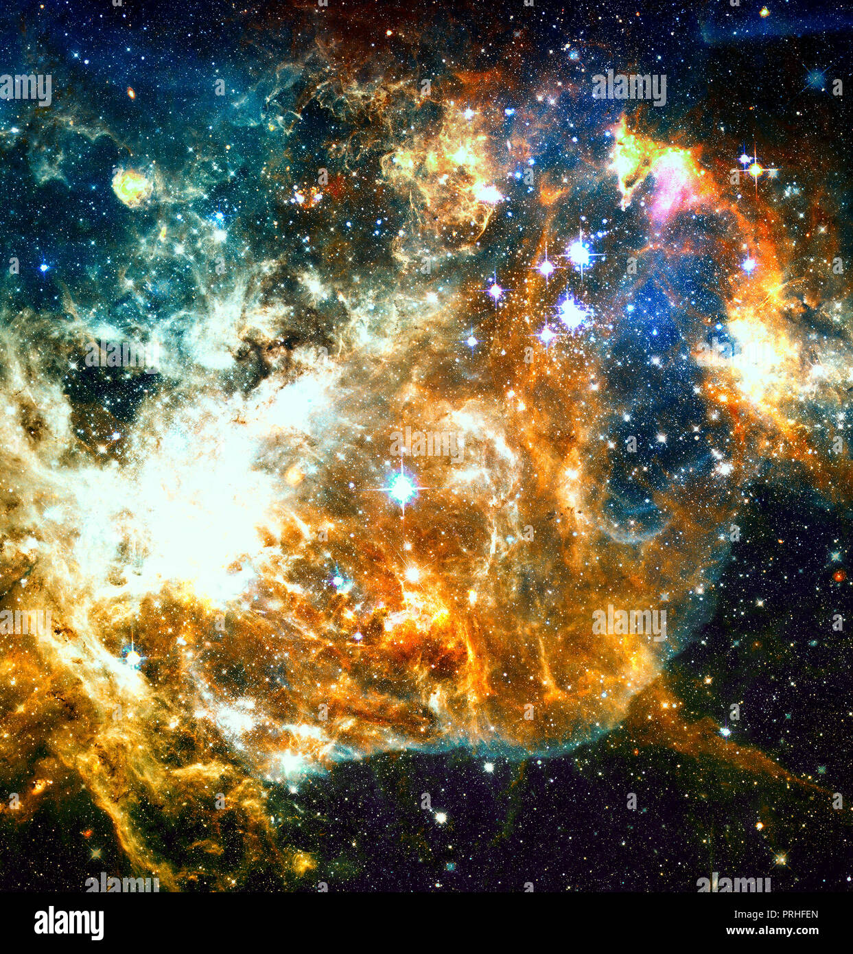 View of the galaxy with stars in outer space. Elements of this image ...