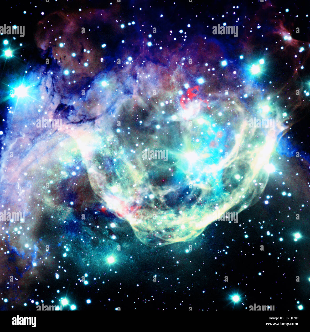 Nebula. Elements of this image furnished by NASA Stock Photo - Alamy