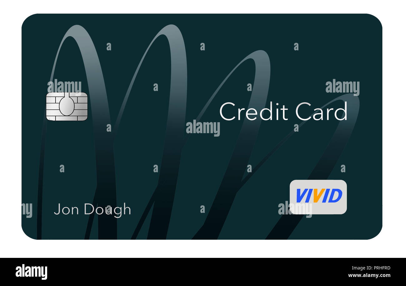 MODERN DESIGN CREDIT CARD- Here is a generic credit card with a minimal ...