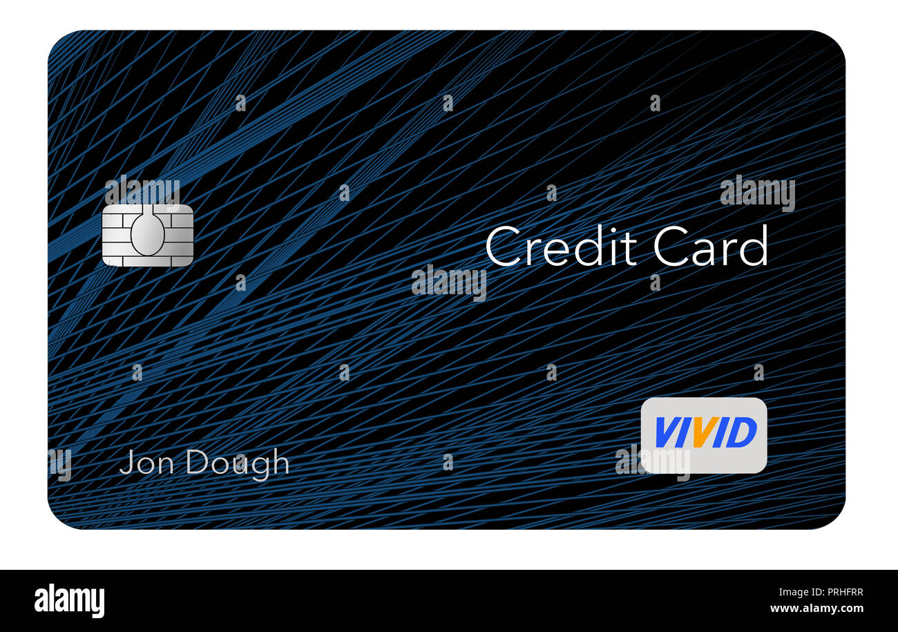 MODERN DESIGN CREDIT CARD- Here is a generic credit card with a minimal ...