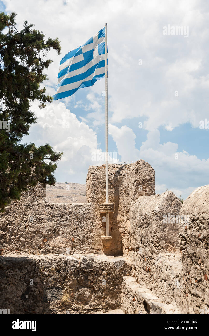 Remains of the Castle of the Knights of St John, built in 13 century ...