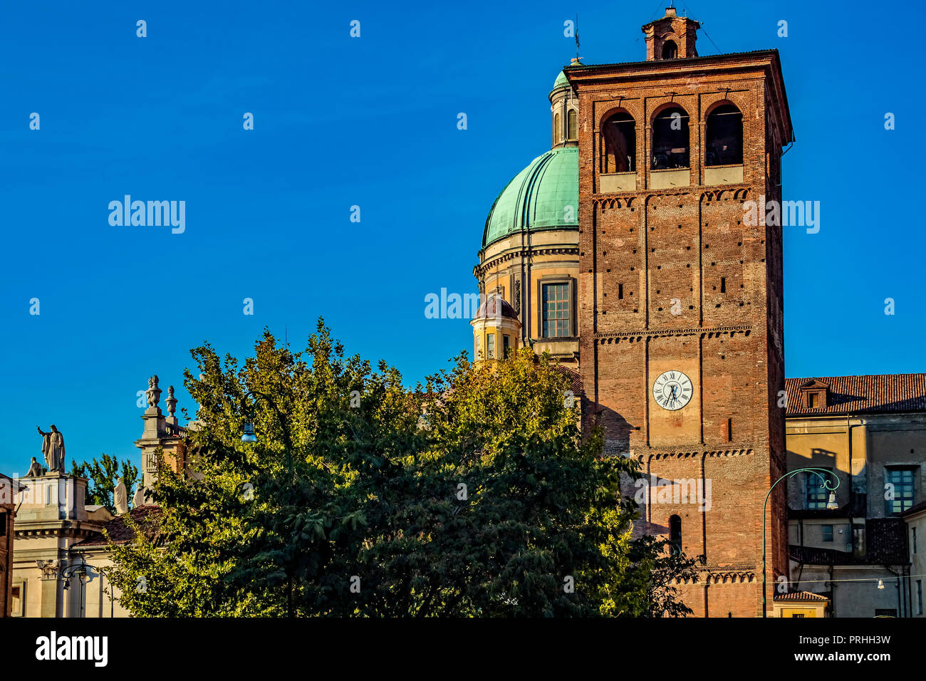 Italy Piedmont Vercelli cathedral bell tower Stock Photo - Alamy