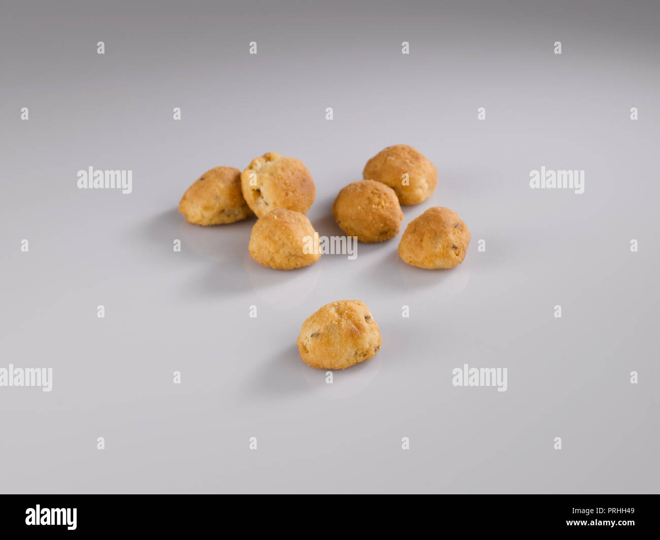 Butter Jeera Biscuits on a grey background Stock Photo - Alamy