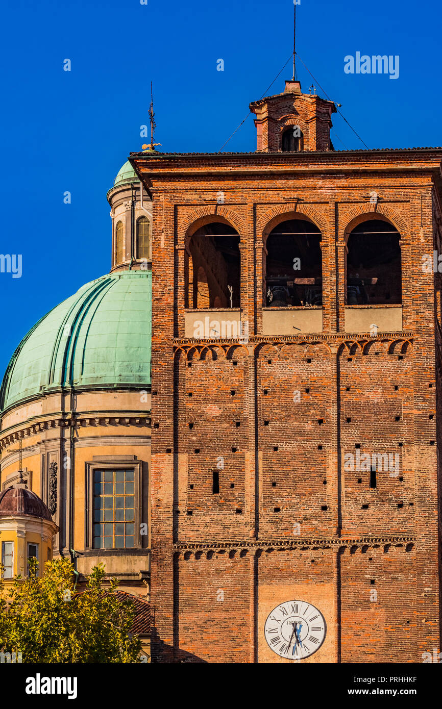Italy Piedmont Vercelli cathedral bell tower Stock Photo - Alamy