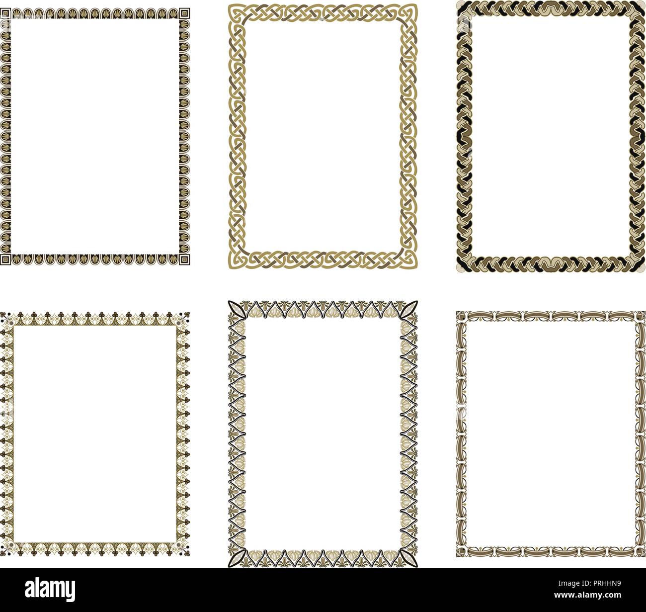 Set luxury decorative frame. vector illustration Stock Vector Image ... Set luxury decorative frame. vector illustration Stock Vector Image ...