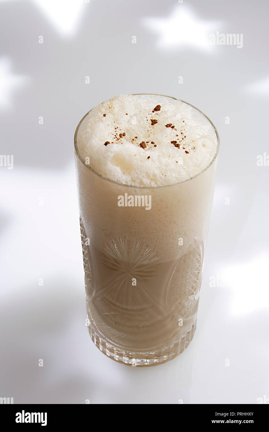 Cold Coffee against a white background Stock Photo - Alamy