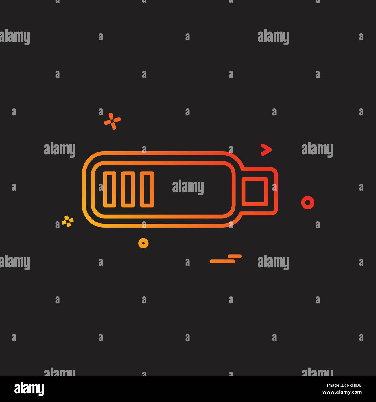 Battery icon design vector Stock Vector Image & Art - Alamy