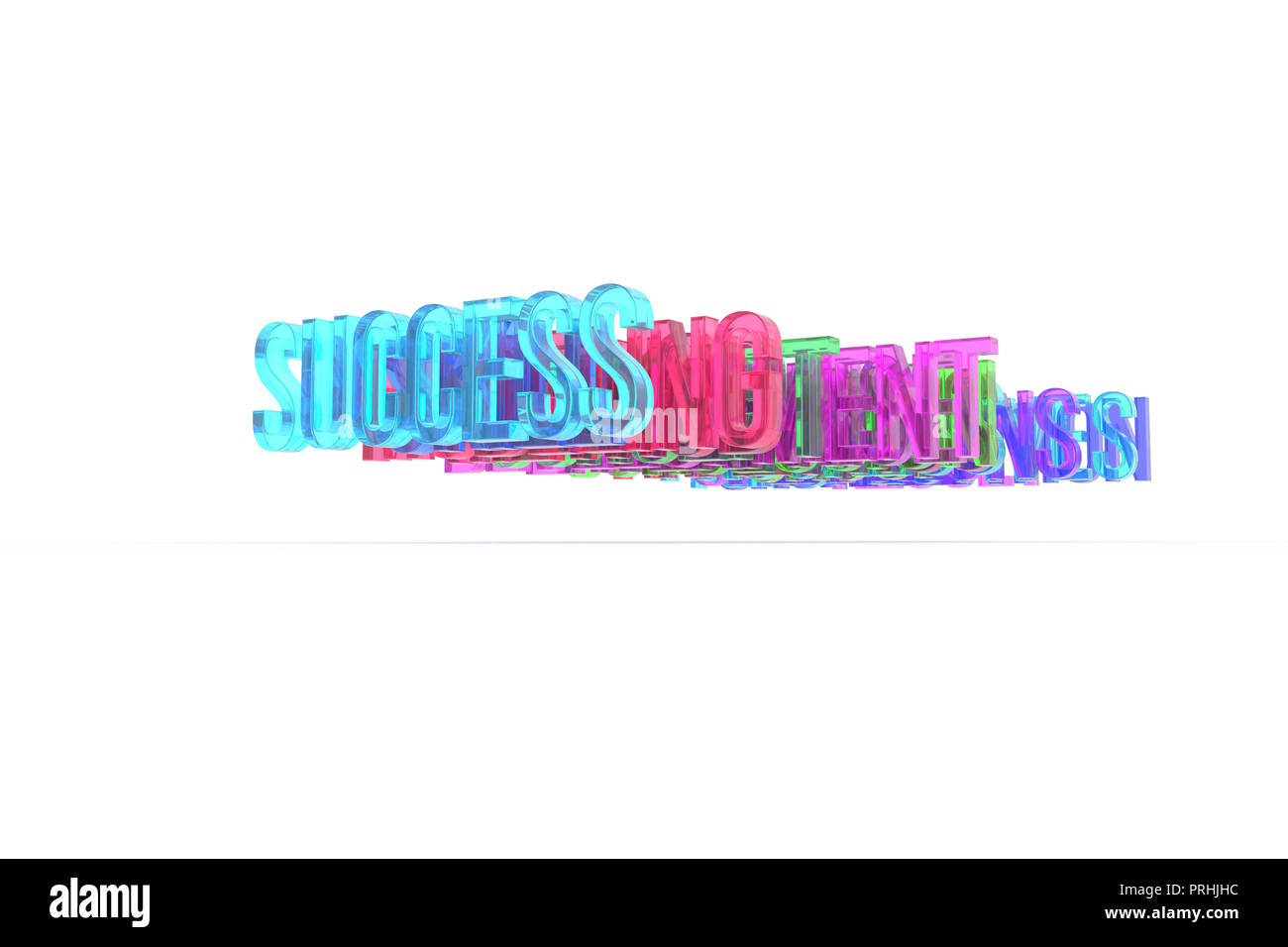 Success, business conceptual colorful 3D words. good for web page ...