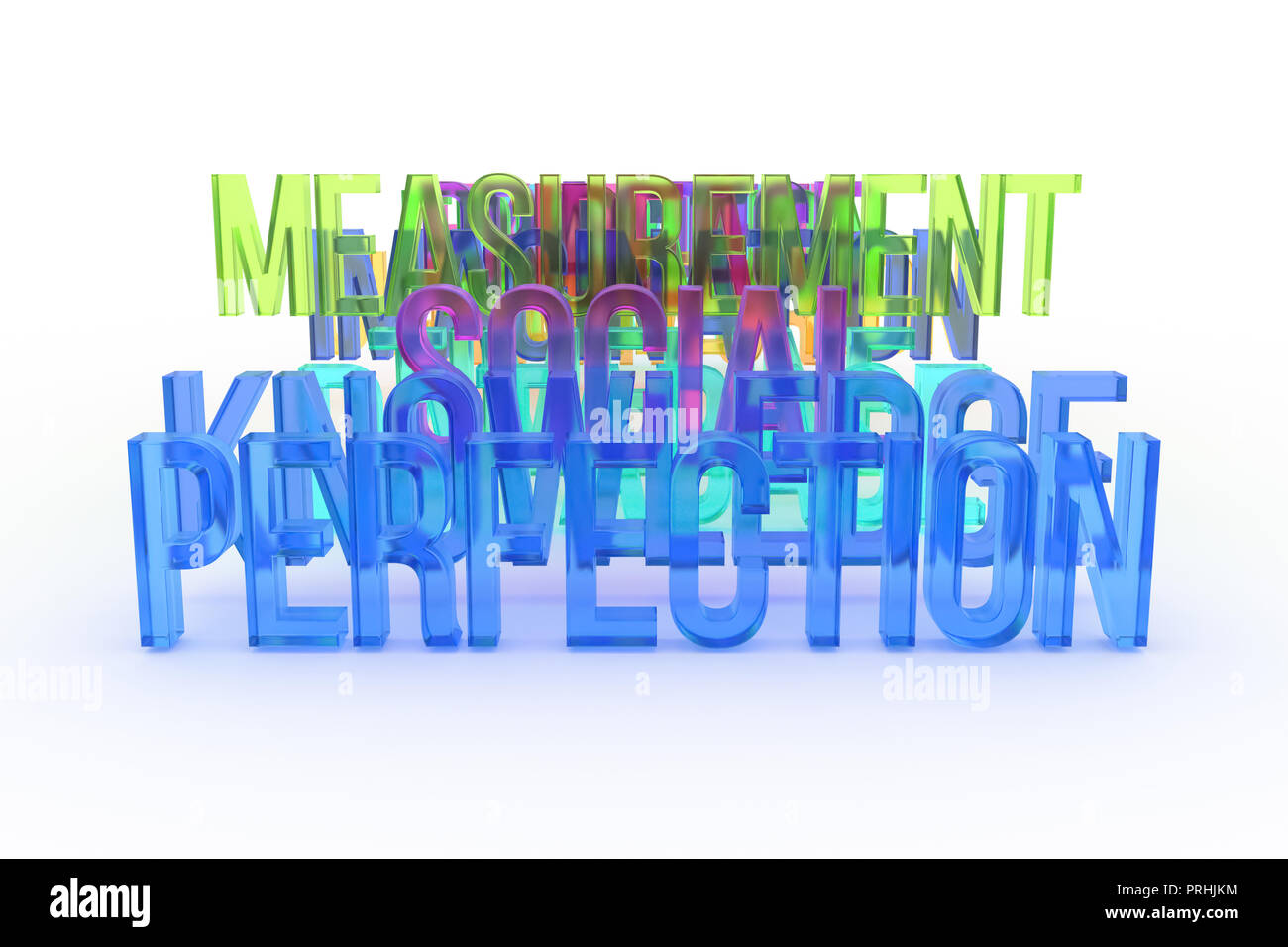 Perfection, business conceptual colorful 3D words. good for web page ...