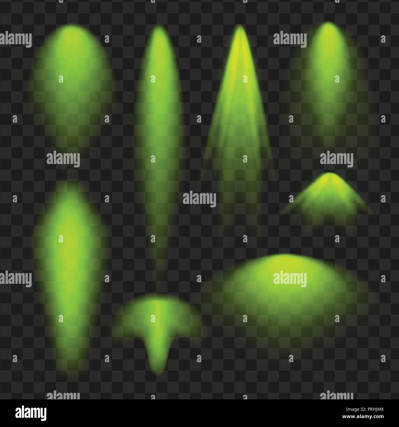 Green Vector spotlight . Light effect. vector Illustration Stock Vector ...