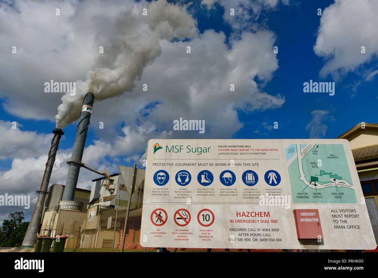 MSF South Johnstone sugar mill, Queensland, Australia Stock Photo - Alamy