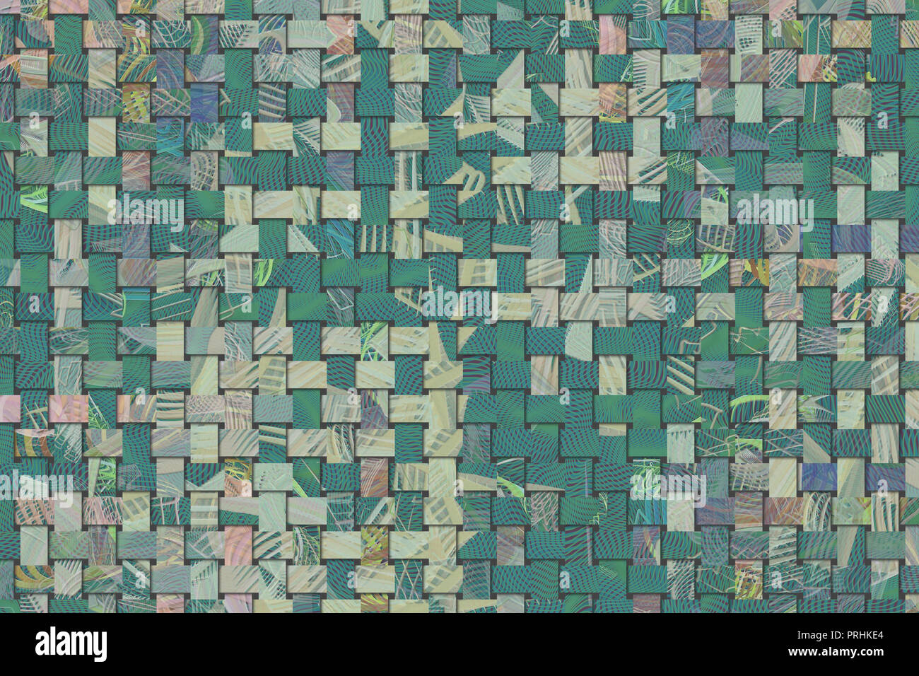 Decorative and rattan woven mat pattern illustrations. Good for design ...