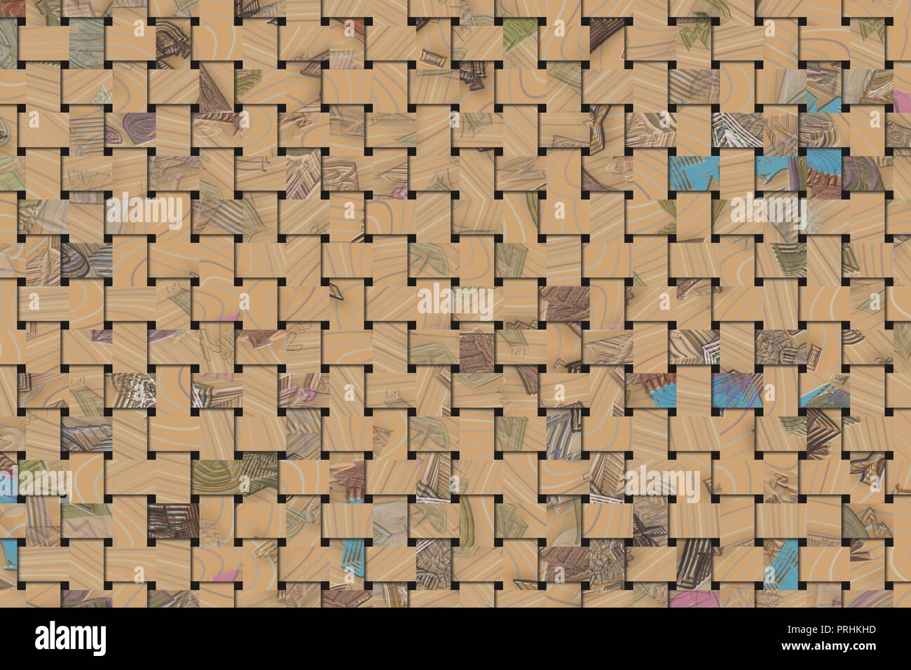 Woven mat pattern illustrations background abstract, rattan texture ...