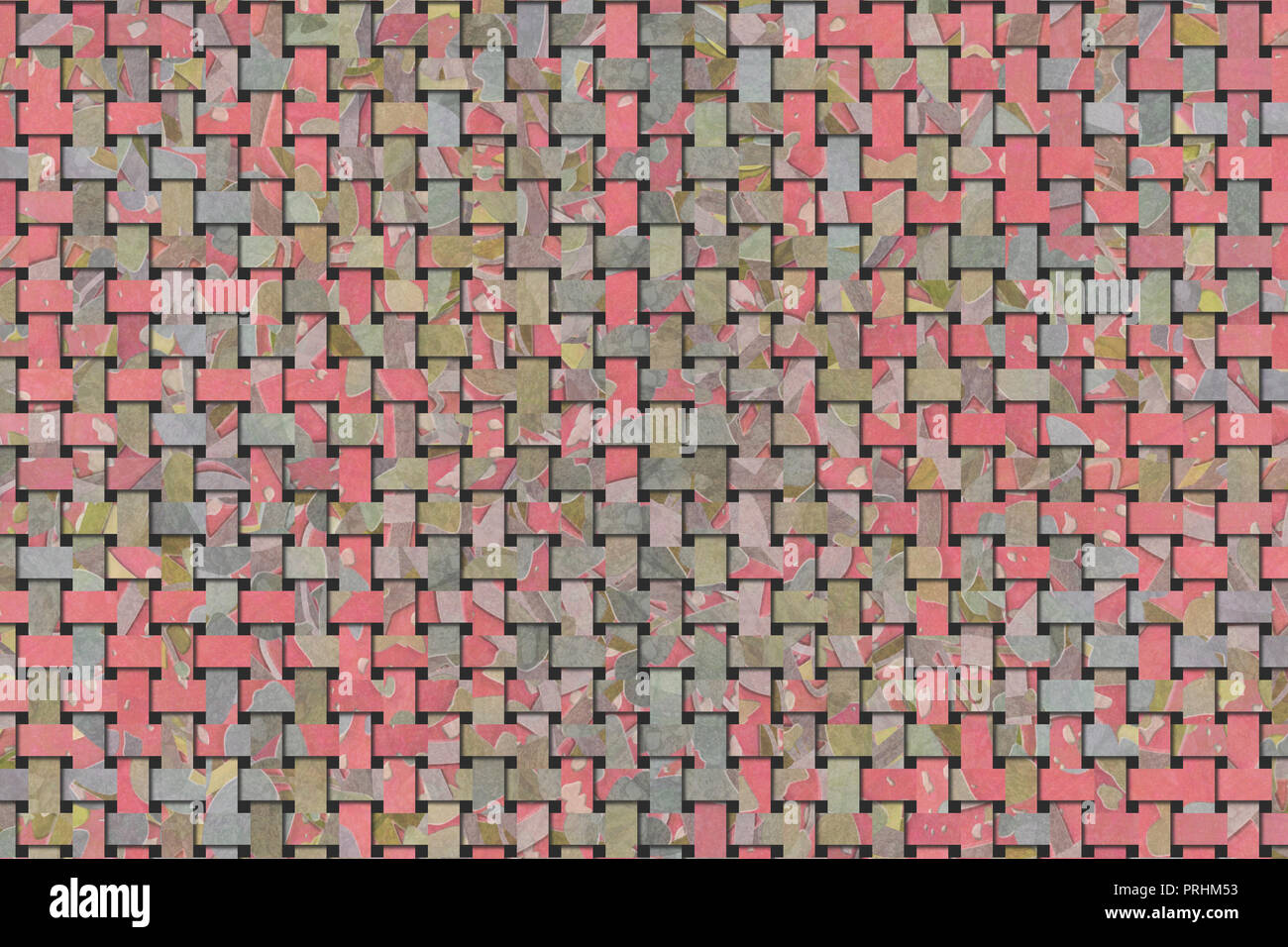 Conceptual background woven mat pattern for design catalog or texture ...