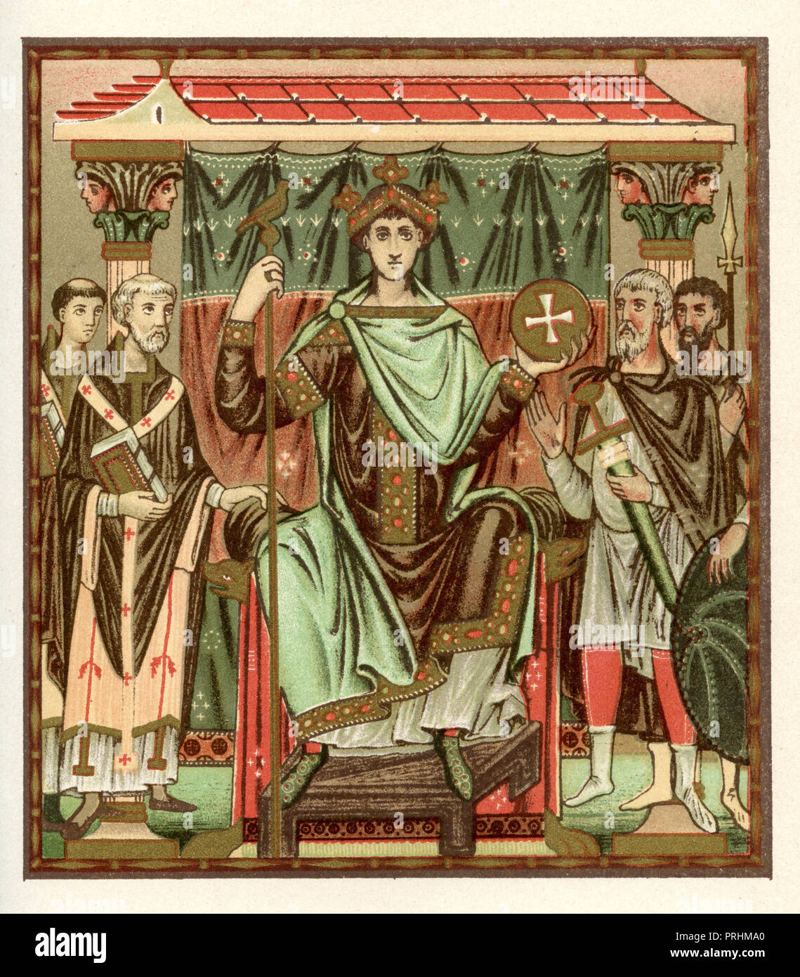 The nations of the Holy Roman Empire of the German Nation pay homage to ...