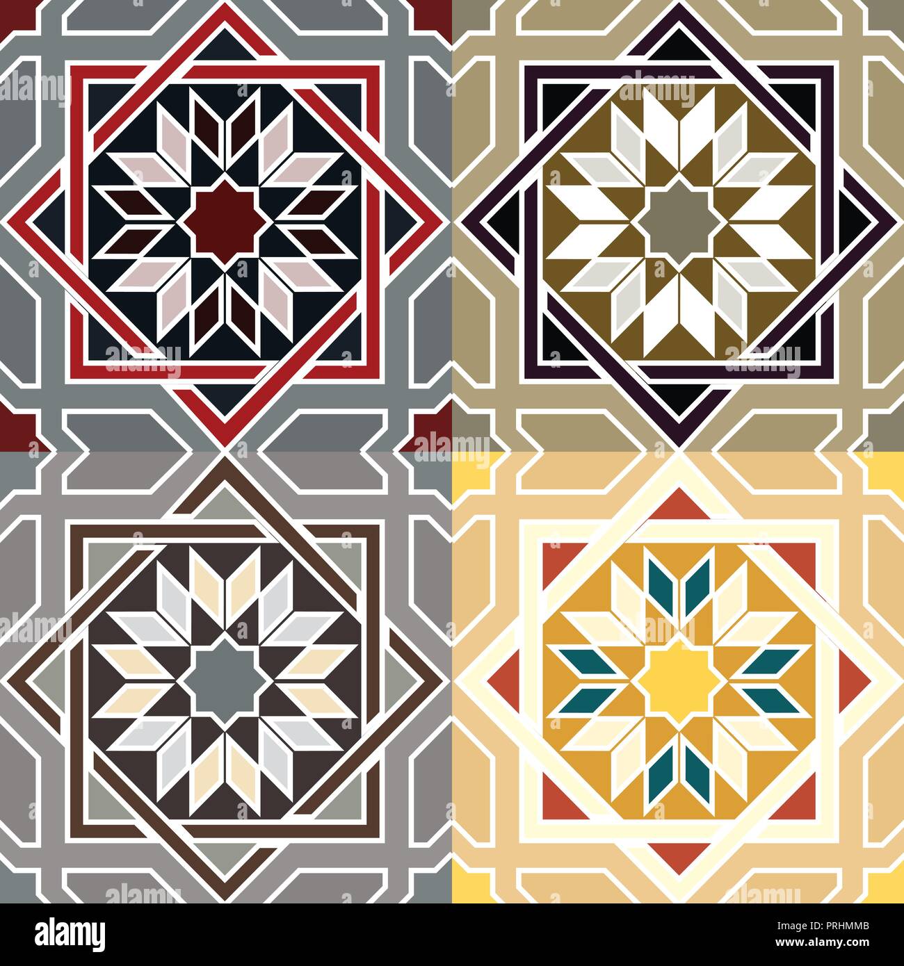 decorative pattern. different color option.vector illustration Stock ...