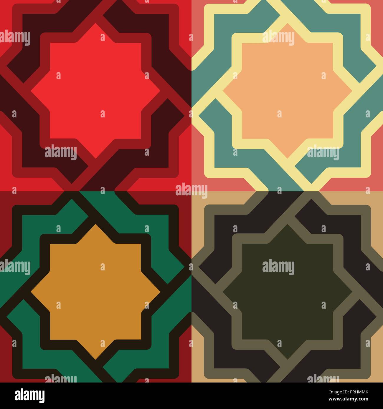 decorative pattern. different color option.vector illustration Stock ...