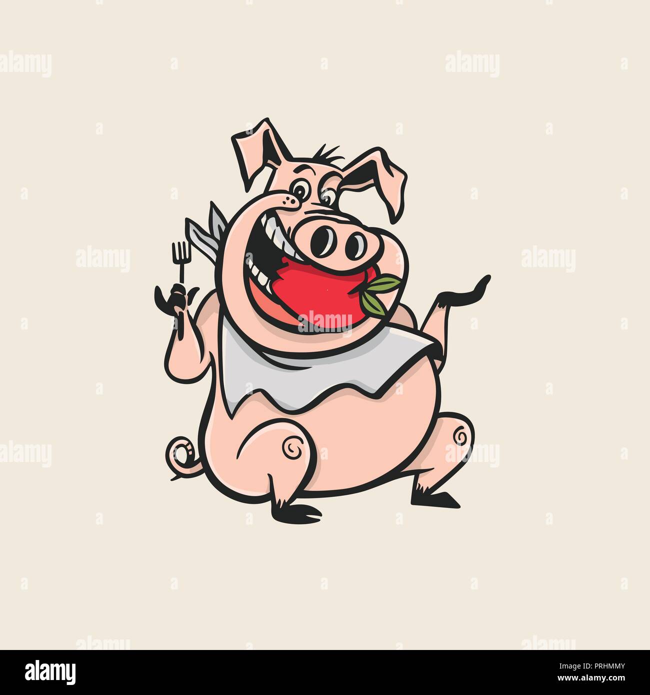 pig cartoon vector illustration Stock Vector Image & Art - Alamy
