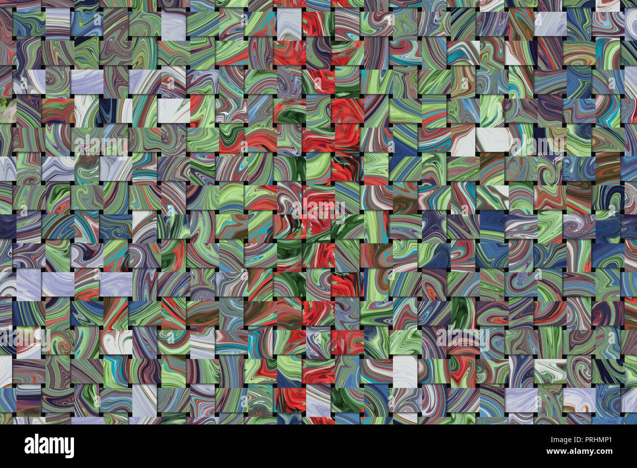 Abstract illustrations of woven mat pattern, conceptual. Good for ...