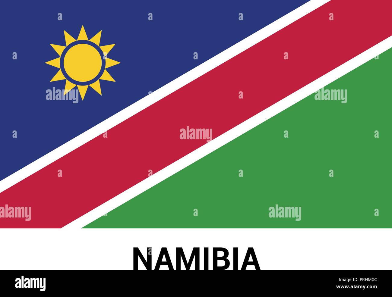 Namibian flags Stock Vector Images - Alamy