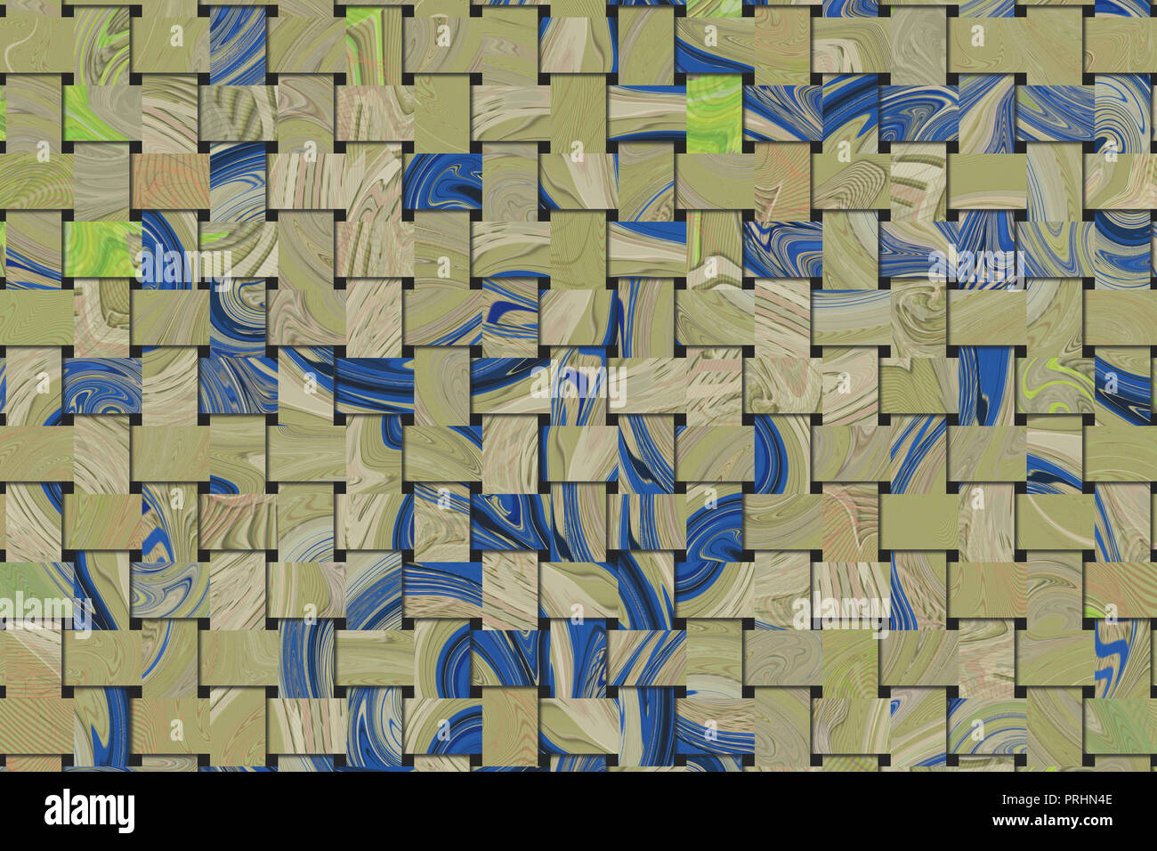 Abstract illustrations of woven mat pattern, conceptual. Good for ...