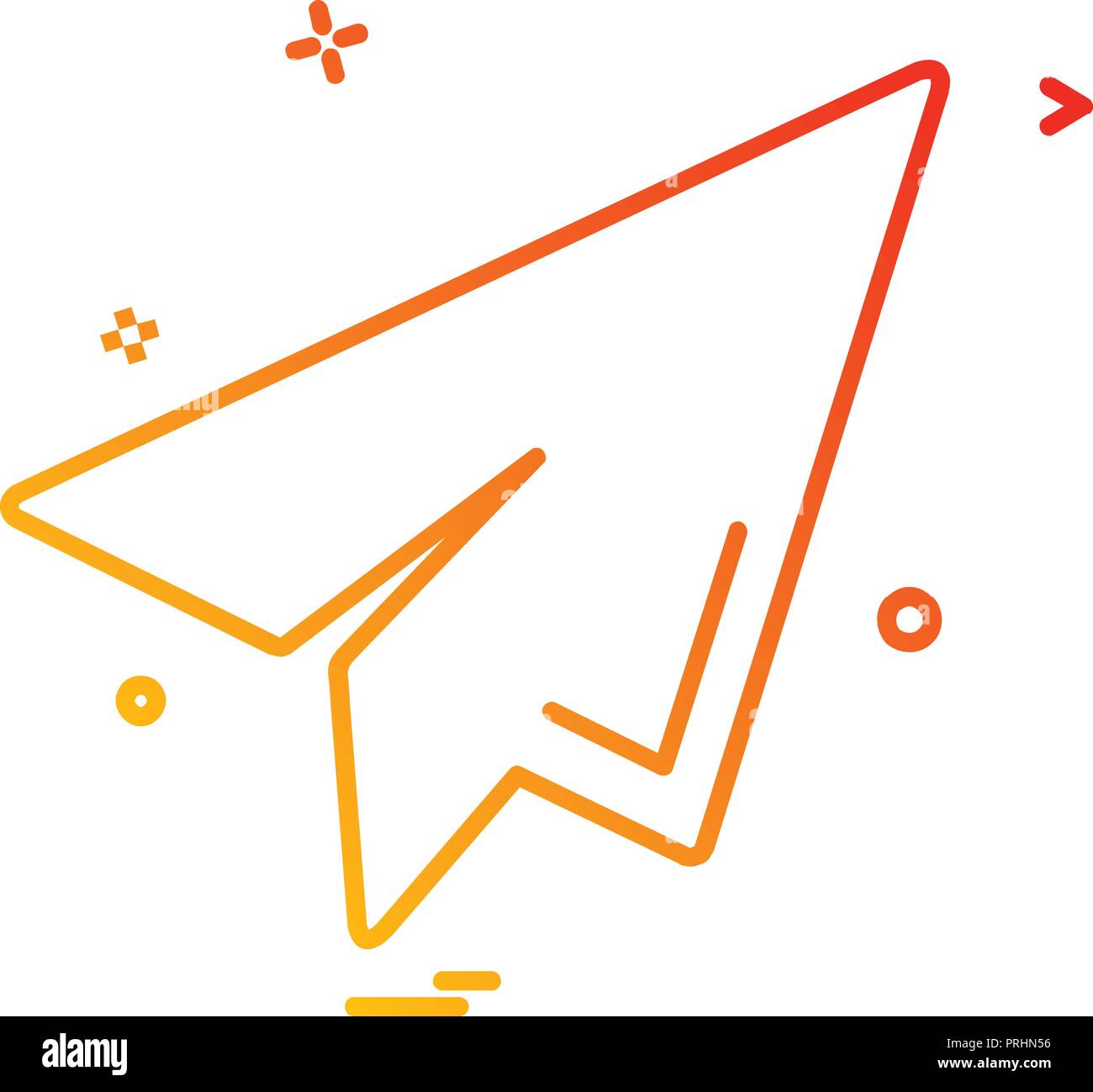 Send button icon design vector Stock Vector Image & Art - Alamy