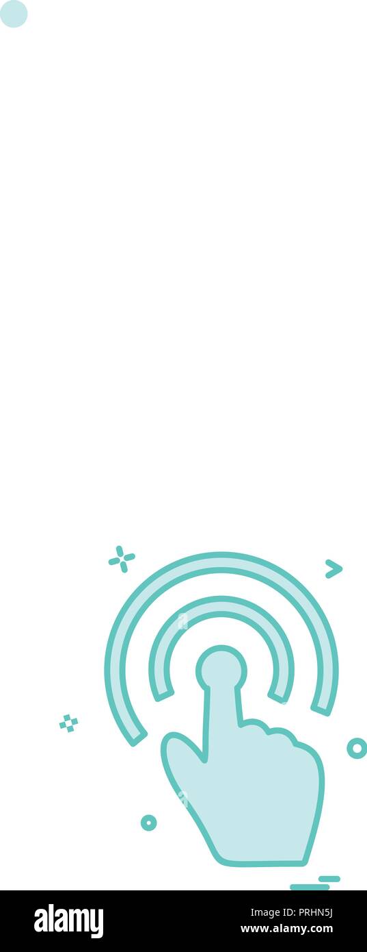 Touch icon design vector Stock Vector Image & Art - Alamy