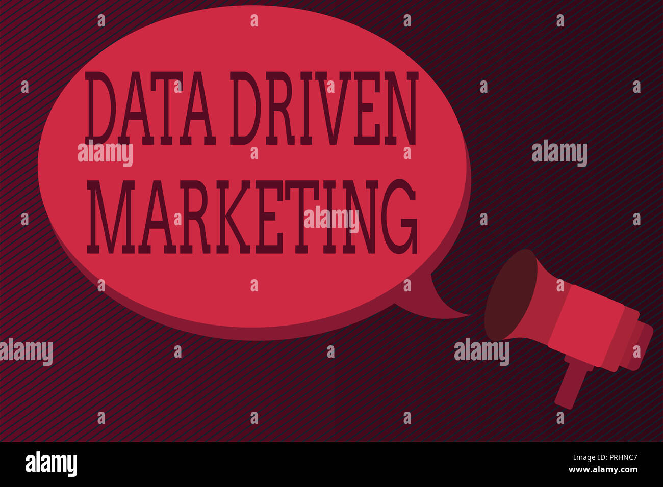 Word writing text Data Driven Marketing. Business concept for Strategy ...