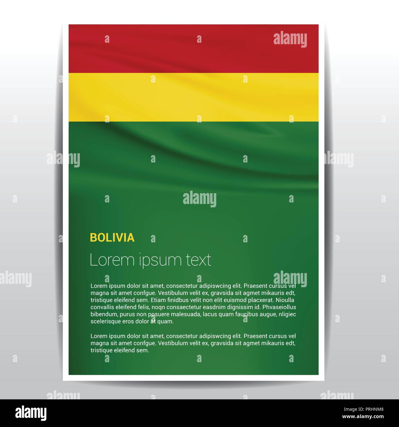 Bolivia flag design vector Stock Vector Image & Art - Alamy