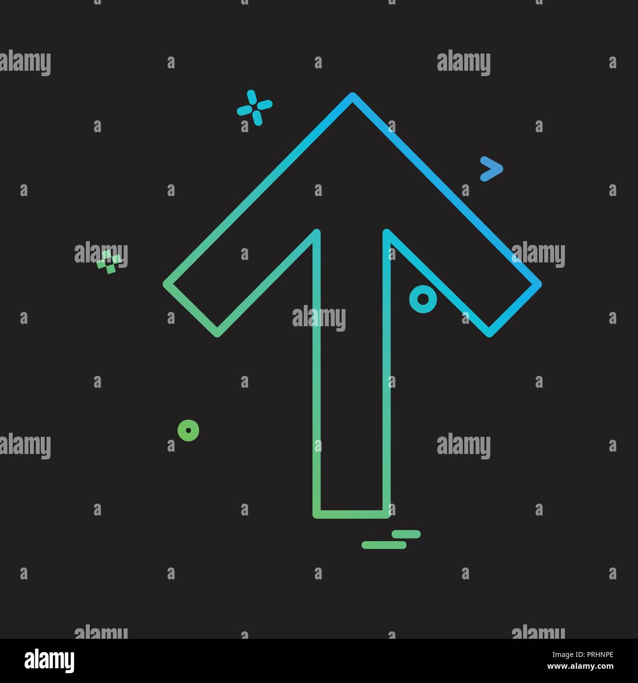 Arrows icon design vector Stock Vector Image & Art - Alamy