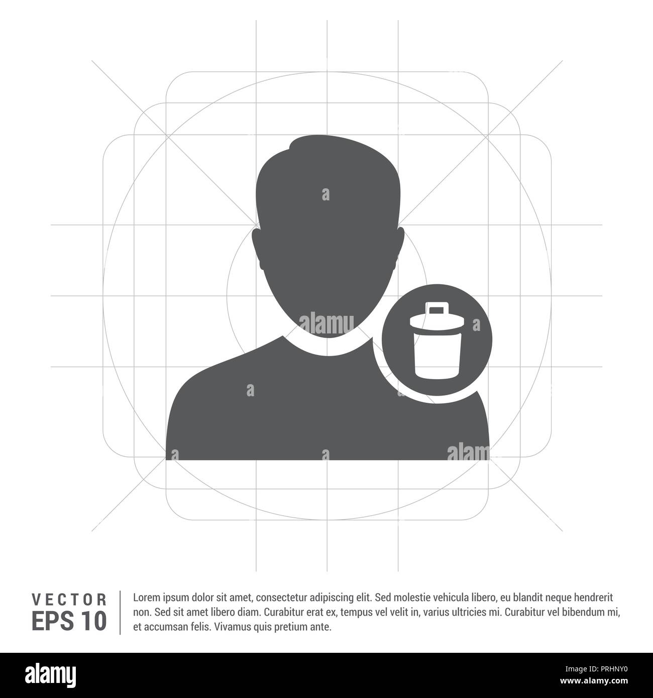 Delete user icon Stock Vector Image & Art - Alamy