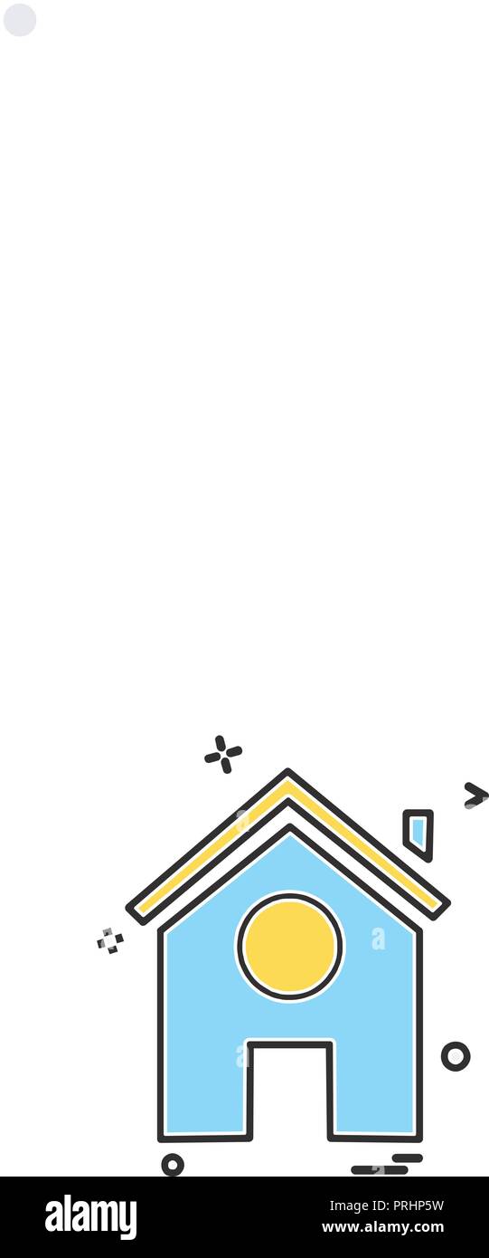 Home icon design vector Stock Vector Image & Art - Alamy