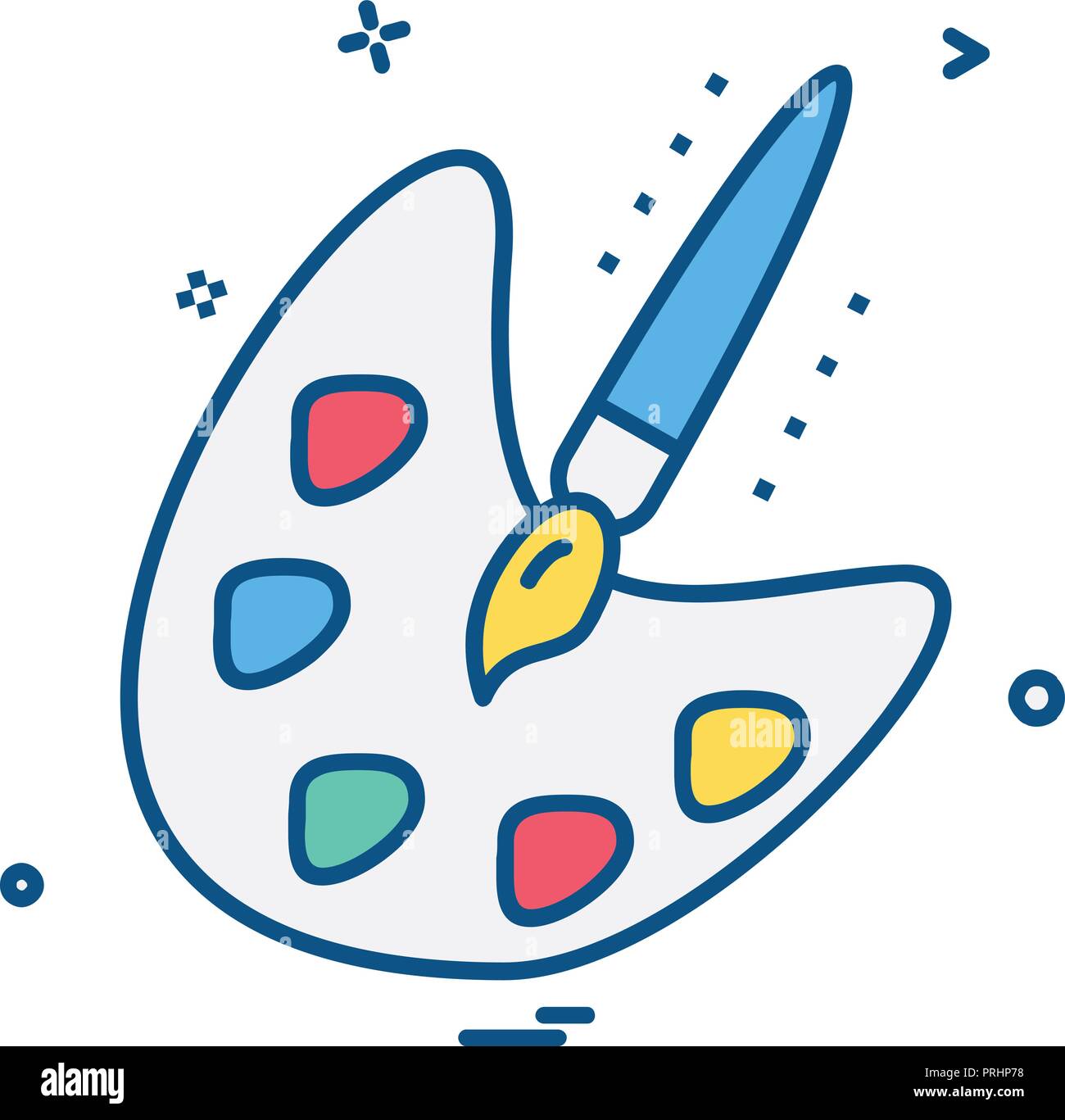 Paint icon design vector Stock Vector Image & Art - Alamy