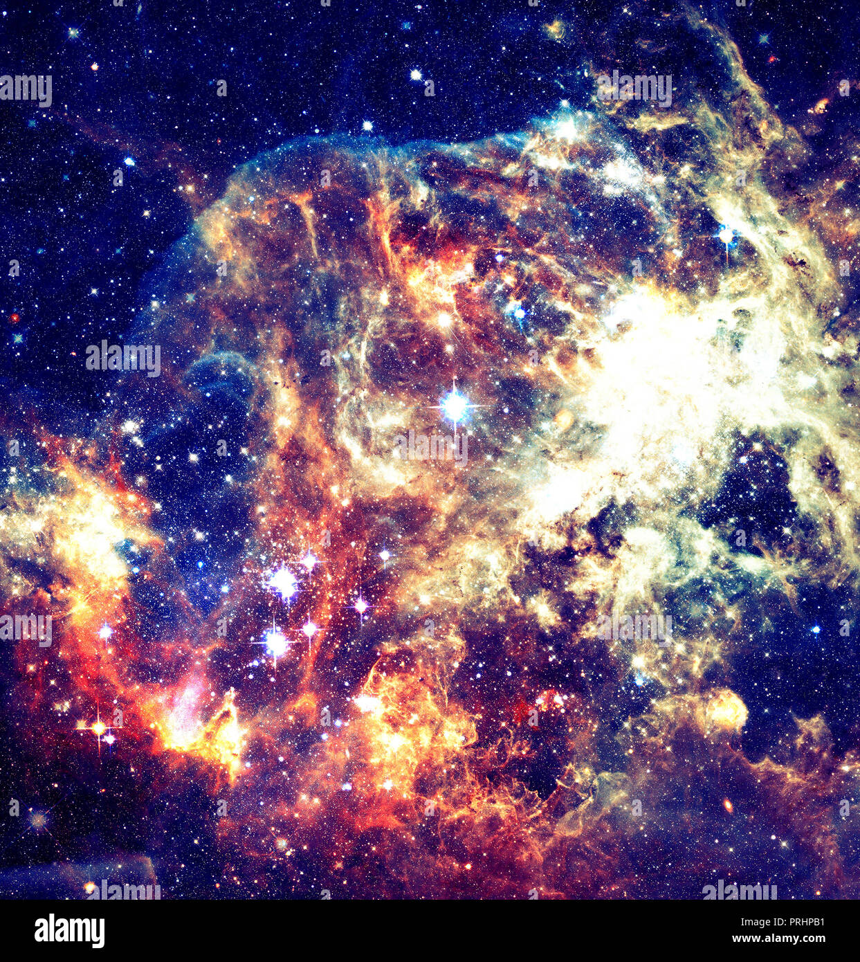 View of the galaxy with stars in outer space. Elements of this image ...