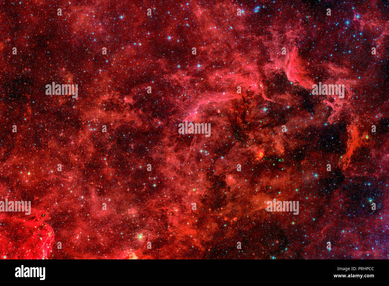 Red galaxy. Elements of this image furnished by NASA Stock Photo - Alamy
