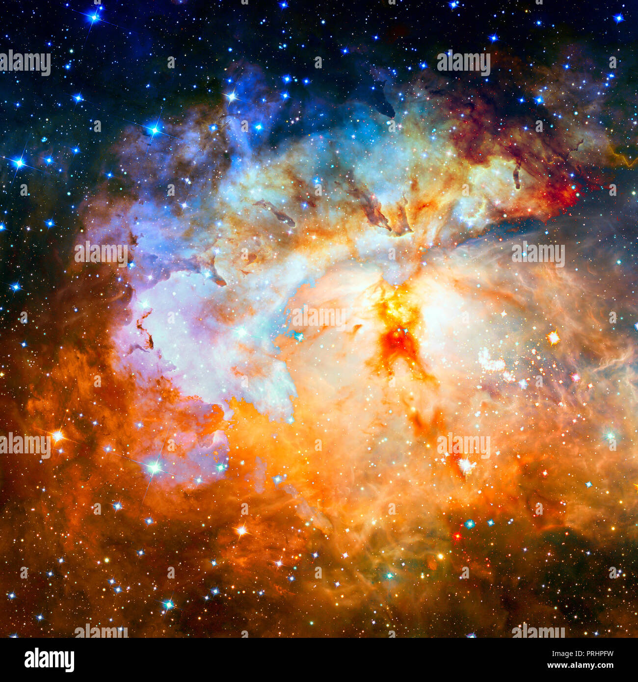 Nebula and galaxies in space. Elements of this image furnished by NASA ...
