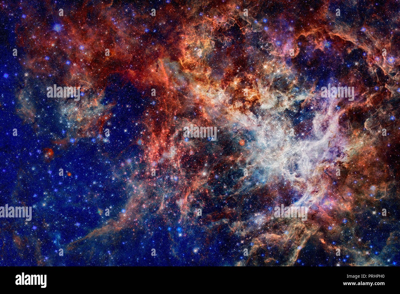 View of the galaxy with stars in deep space. Elements of this image ...