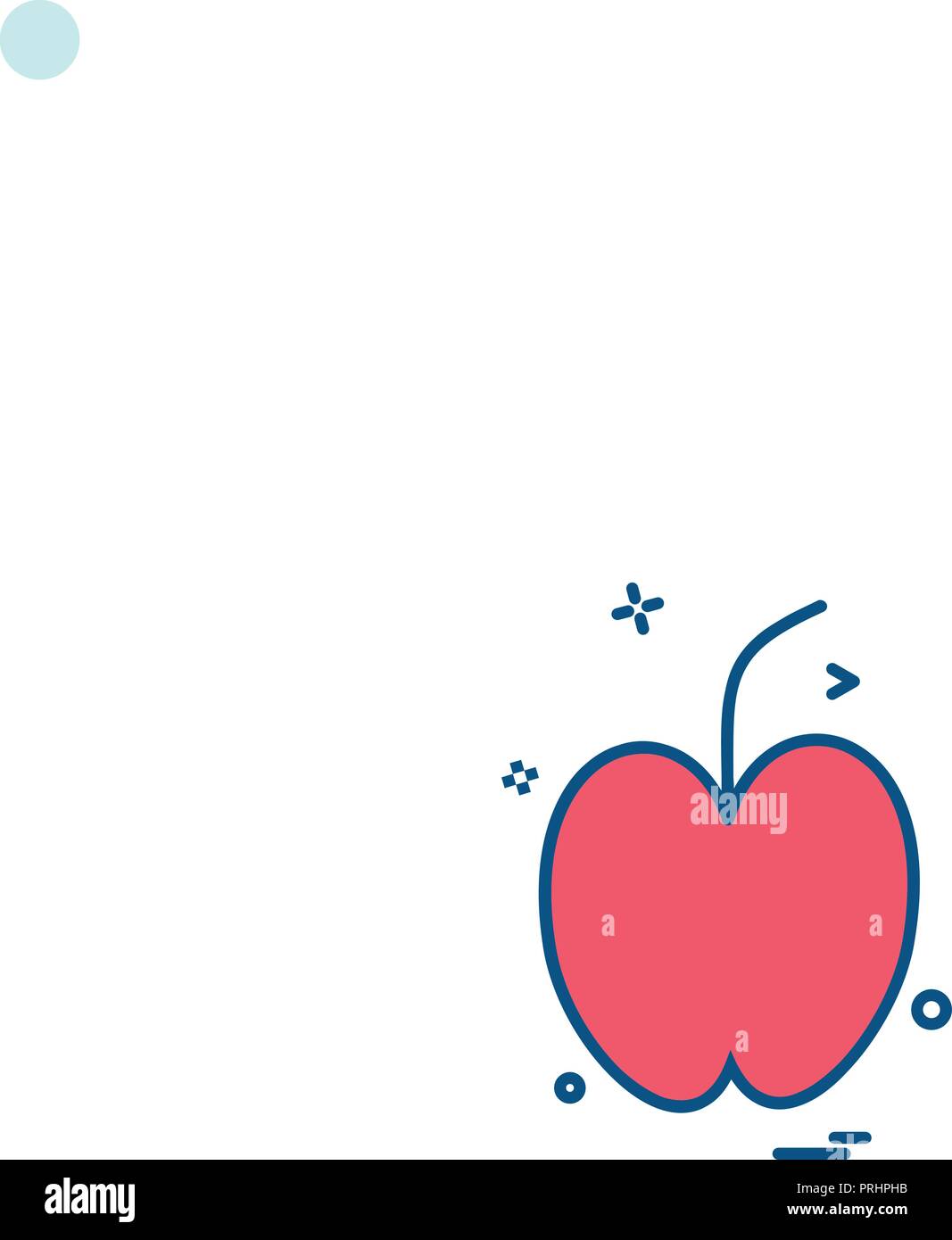 Apple icon design vector Stock Vector Image & Art - Alamy