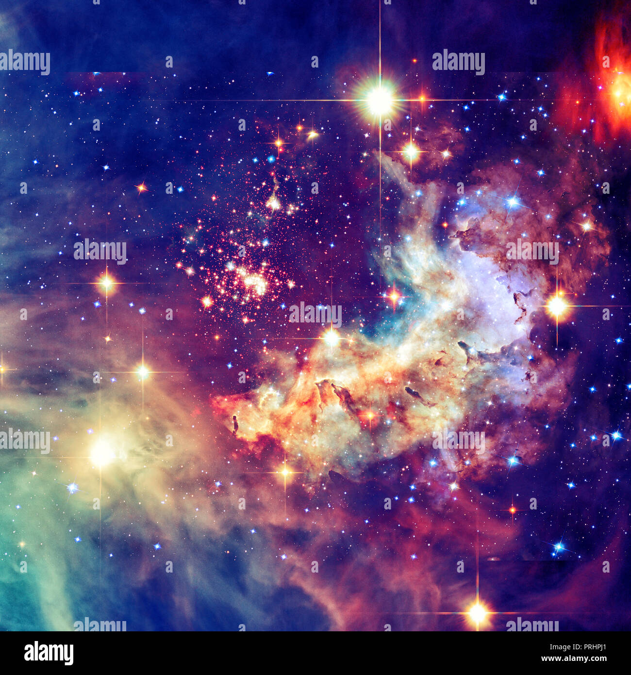 Galaxy in outer space. Elements of this image furnished by NASA Stock ...