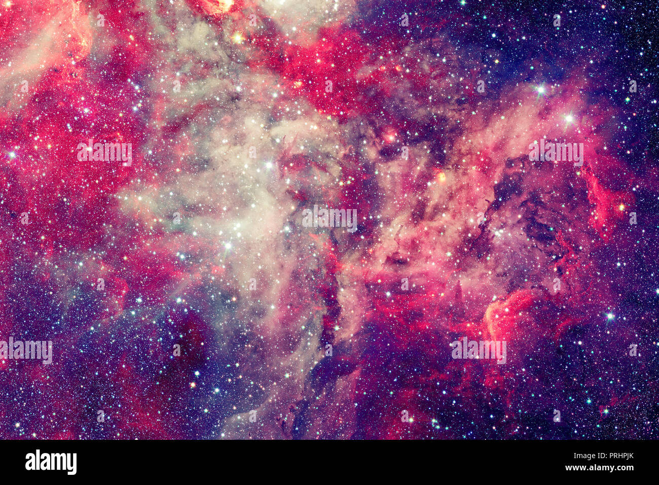 Awesome nebula with stars in deep space. Elements of this image ...