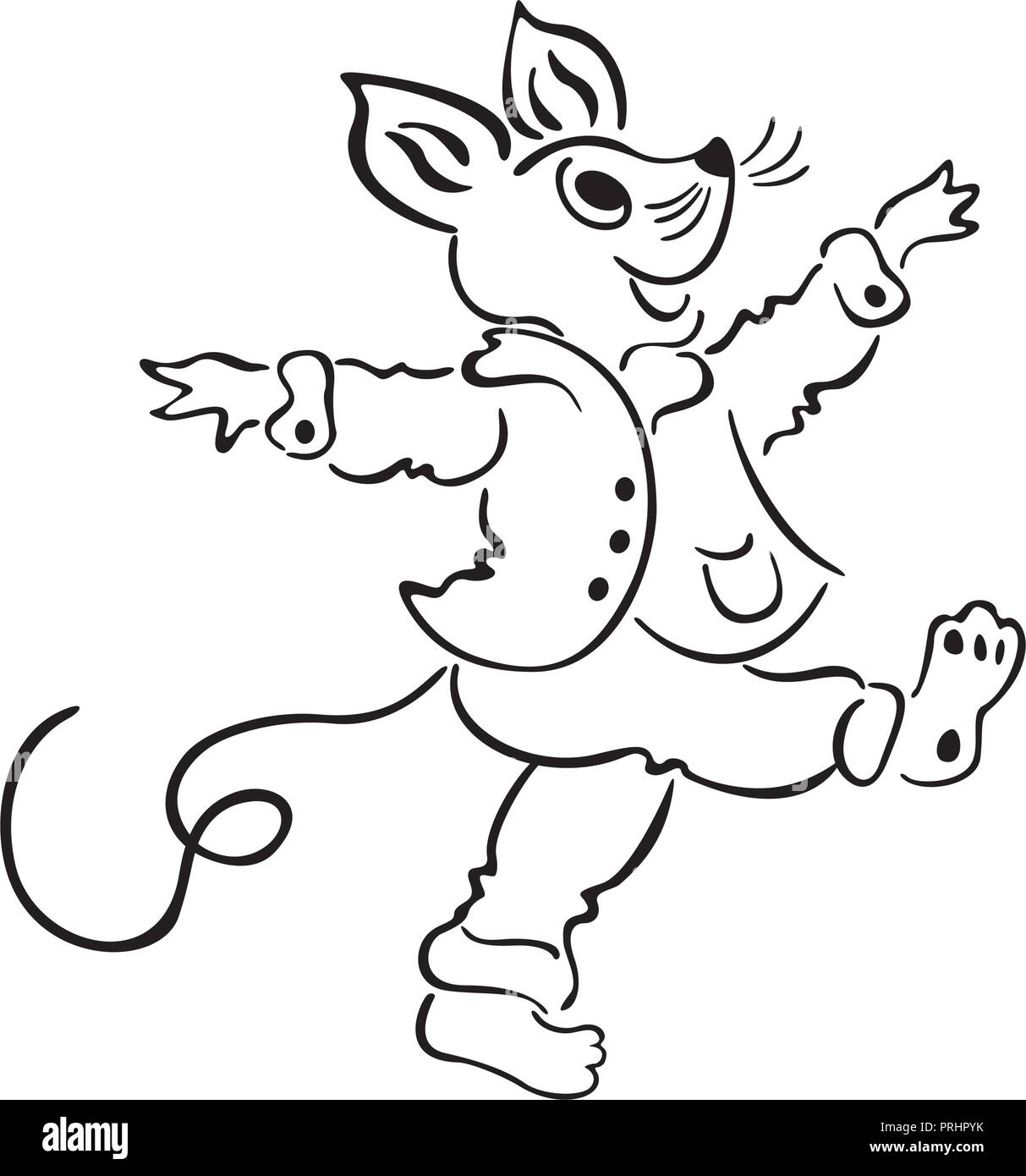 Kids dancing Stock Vector Images - Alamy