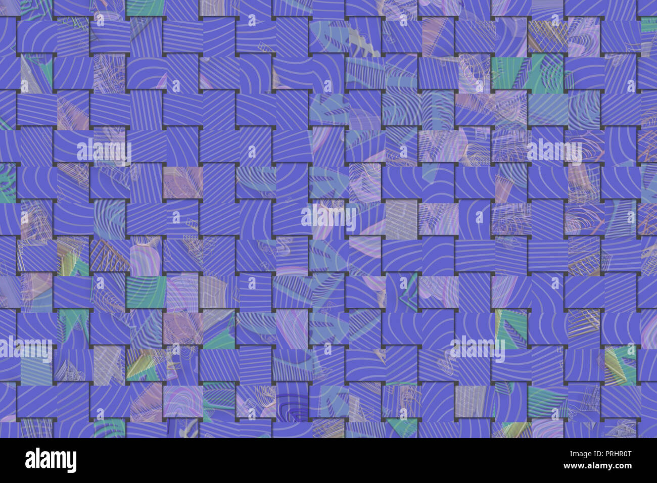 Abstract woven mat pattern illustrations background Stock Photo - Alamy