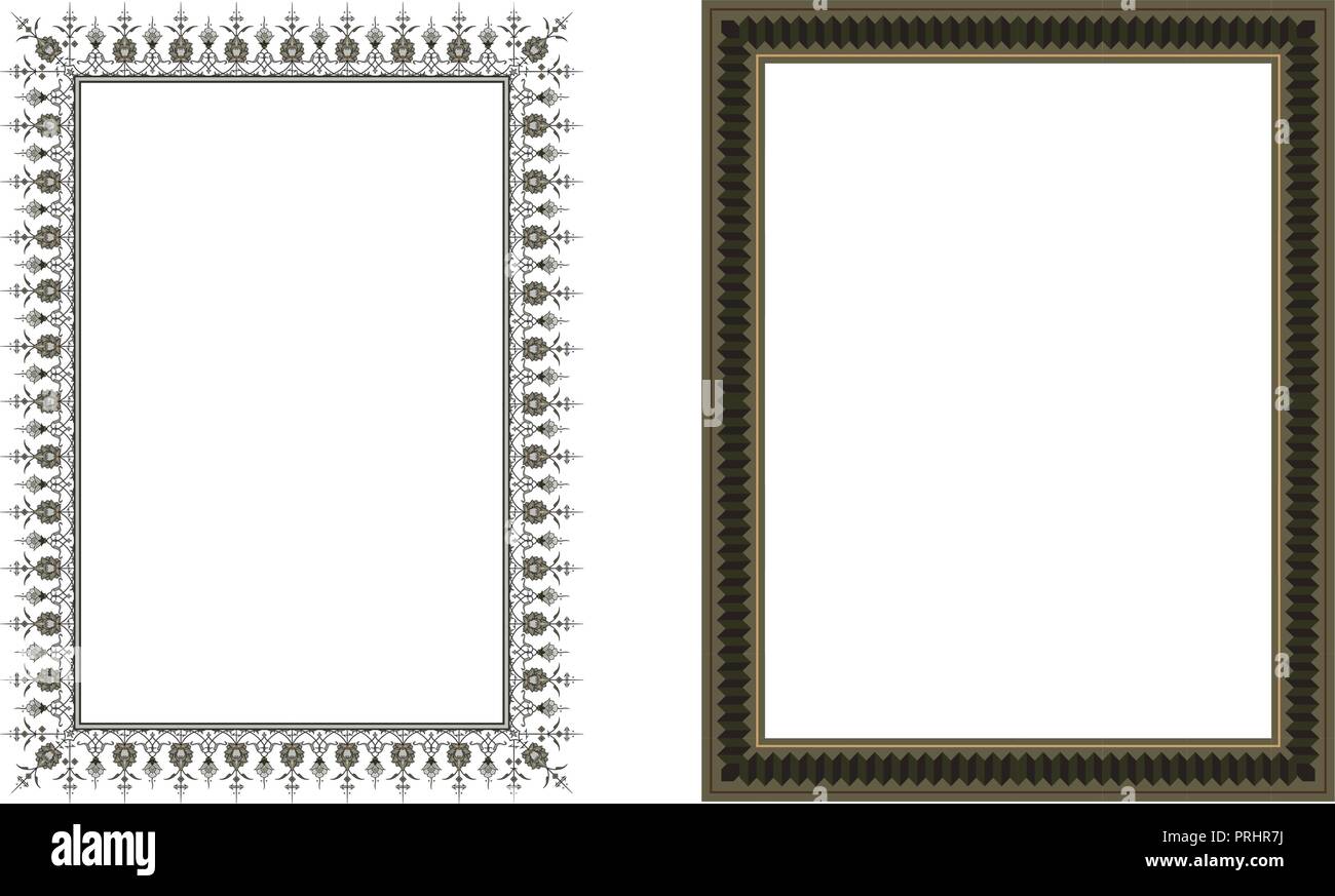 square elegant frame.. Vector Illustration Stock Vector Image & Art - Alamy