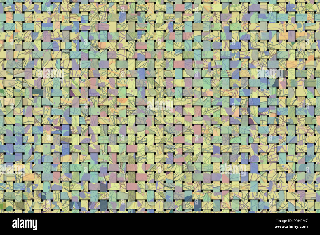 Decorative and rattan woven mat pattern illustrations. Good for design ...