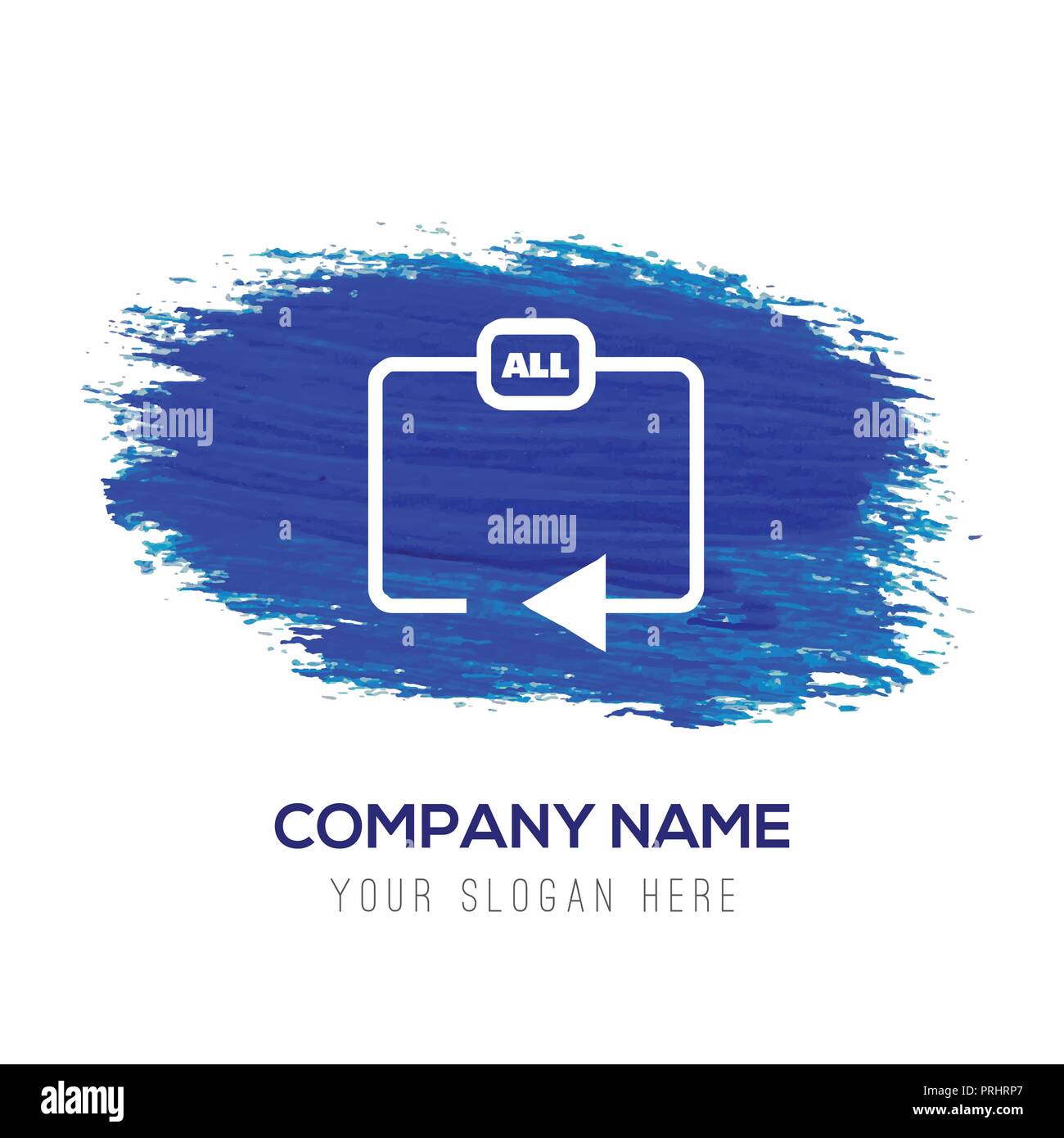 Refresh all icon - Blue watercolor background Stock Vector Image & Art ...